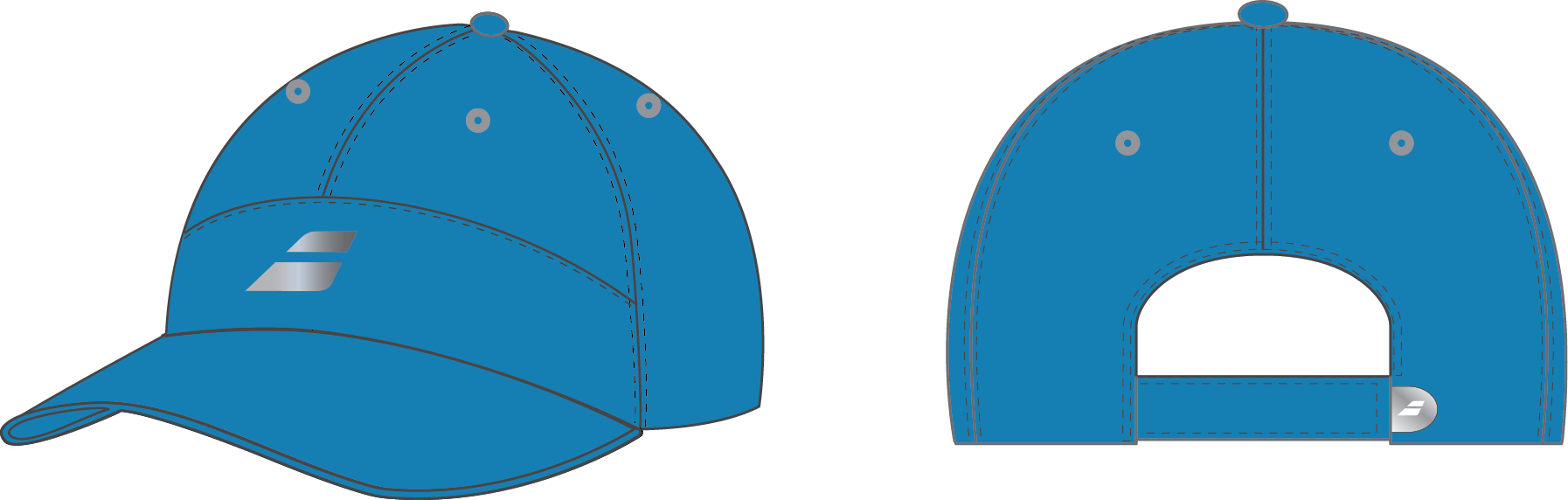 ZebraStore | Babolat Cap Microfiber Blue